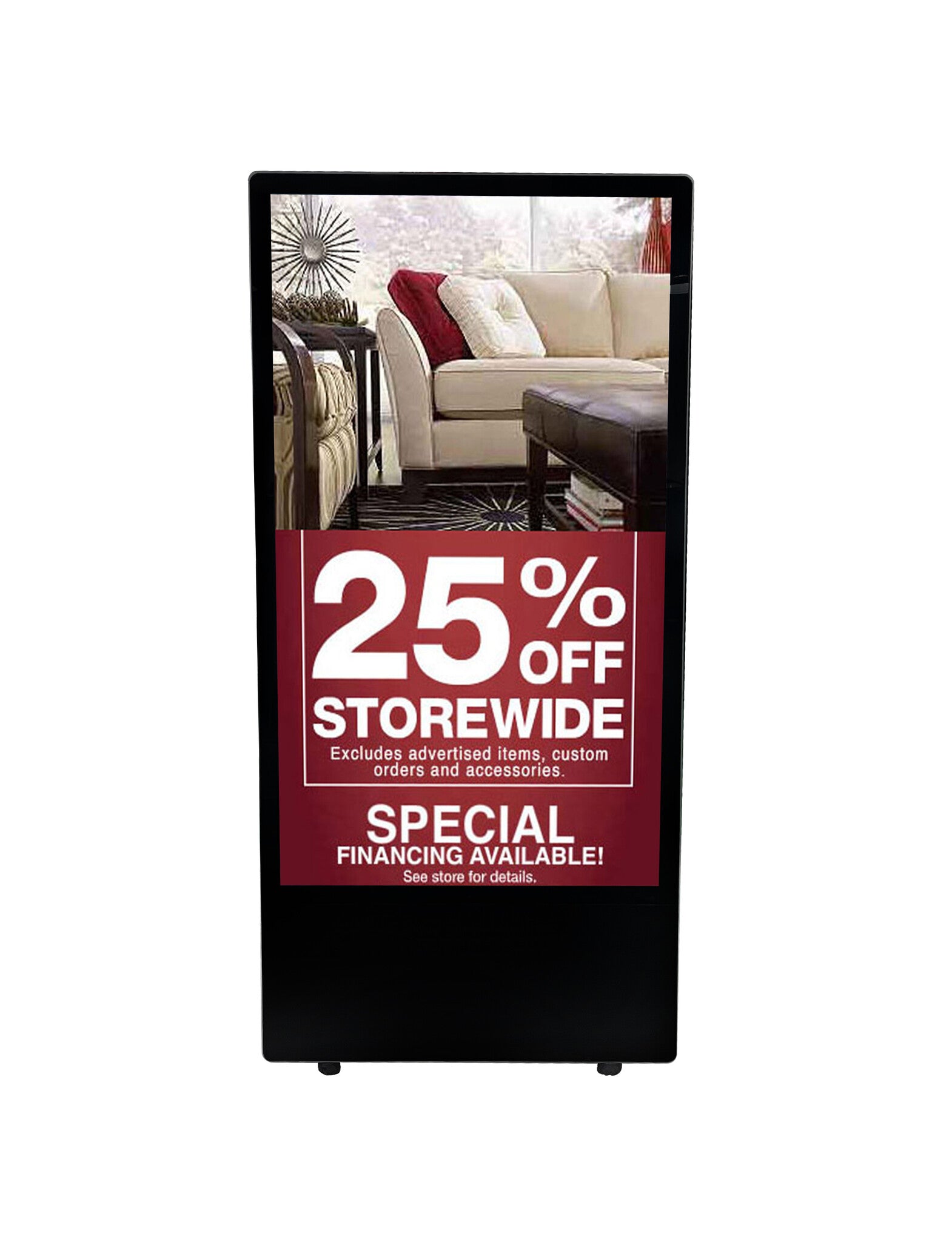 IDP 43” 2000 nits Outdoor A-Board with battery – Intersign