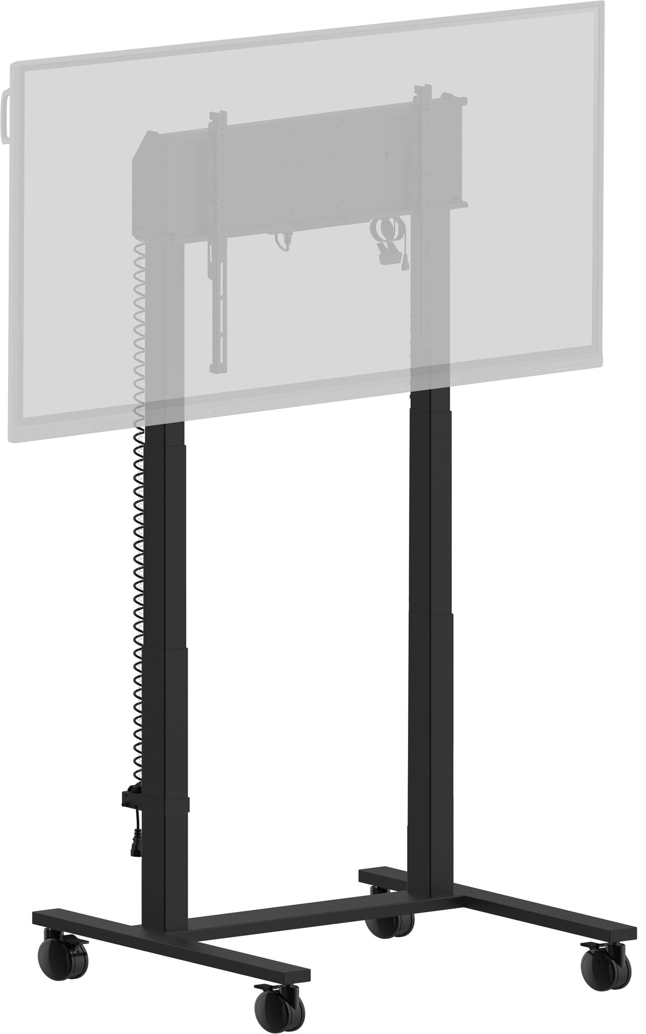 iiyama Double column electric floor lift on wheels for monitors up to ...